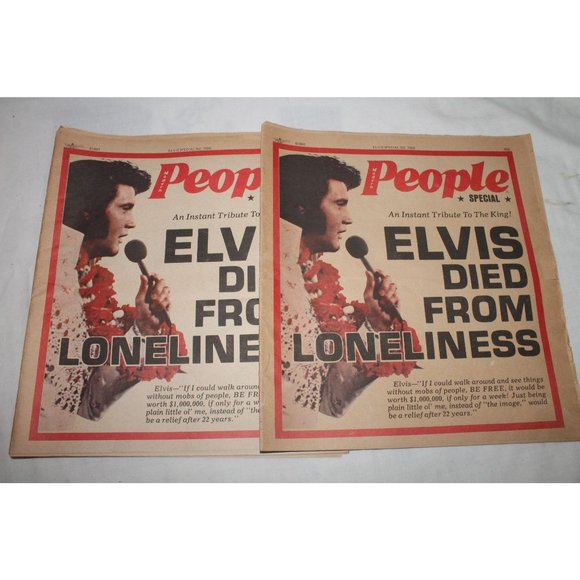Other | Vintage Lot Of 1 Elvis Presley Tabloids Magazines | Poshmark